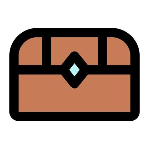 Treasure Chest Generic Outline Color Icon