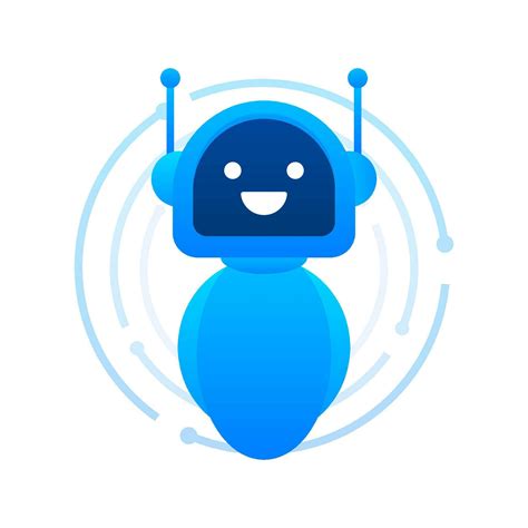 Robot Icon Bot Sign Design Chatbot Symbol Concept Voice Support