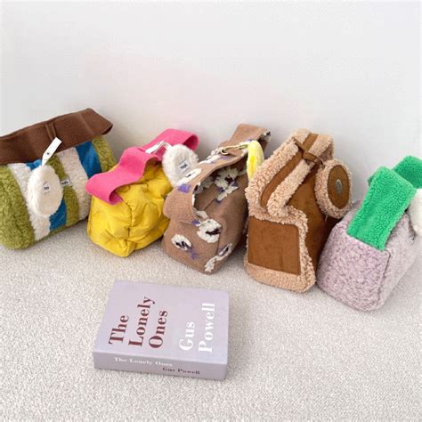 최저가 푸딩 퍼 토트백 패딩 컬러 동전지갑 가방 5color 에이블리