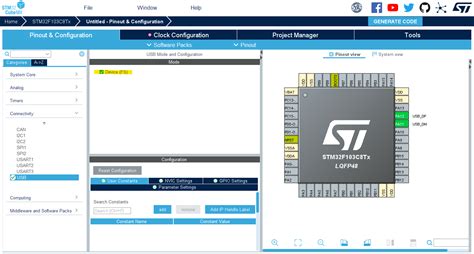 Stm32 Usb Cdc Virtual Com Port Vcp Example