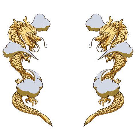 Traditional Pattern Png Image Traditional Dragon Pattern Dragon Vector Material Dragon