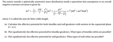 The Metric Outside A Spherically Symmetric Mass
