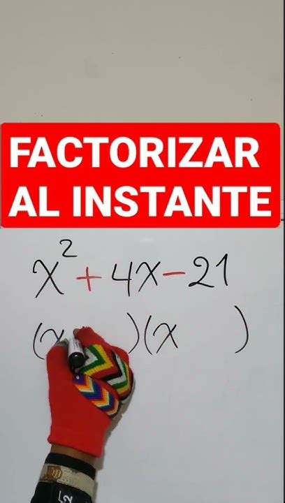 Factorizar Trinomios Super Facíl 👆 Youtube
