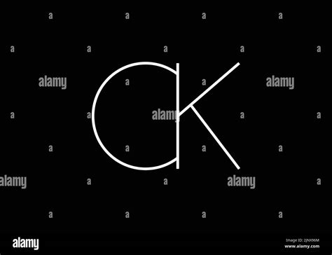Initials Alphabet Letters Ck Or C K Monogram Logo Stock Vector Image And Art Alamy
