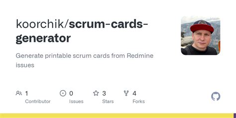 GitHub Koorchik Scrum Cards Generator Generate Printable Scrum Cards