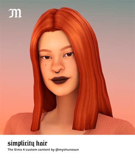 Simplicity Maxis Match Hairstyle — Myshunosun