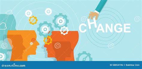 Change Management Concept Improvement Direction Stock Vector