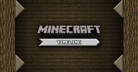 Minecraft Update Timeline And Information R Minecraftinfographics