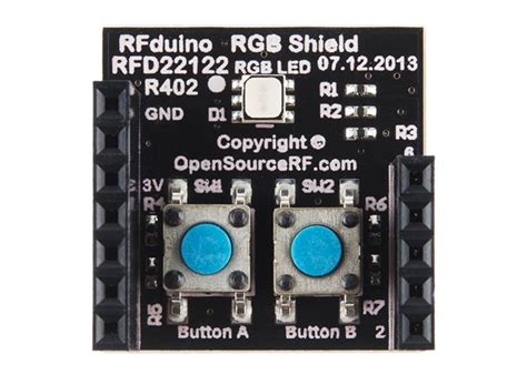 Rfduino Rgbbutton Shield Robot Gear Australia