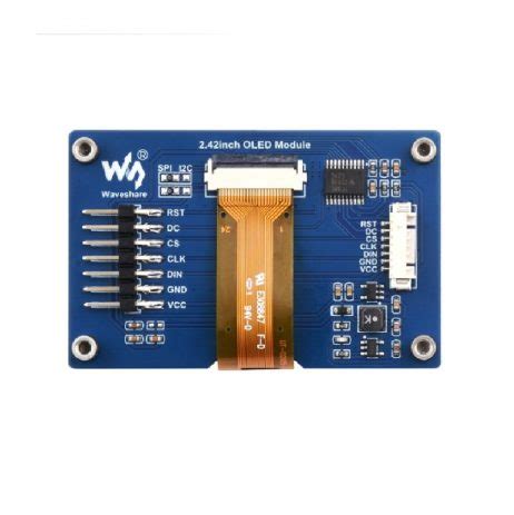 Waveshare Inch OLED Display Module Resolution SPI I C Communication White