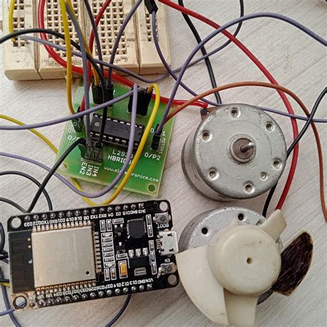 Motor Controller Using Webserial Code And Circuit Available