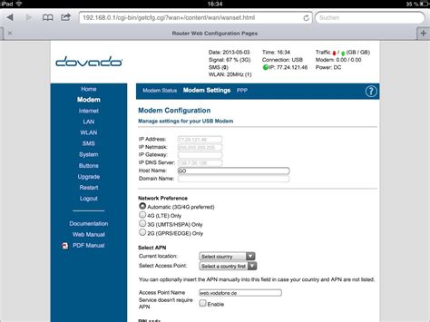 Modem Settings Maxwireless De