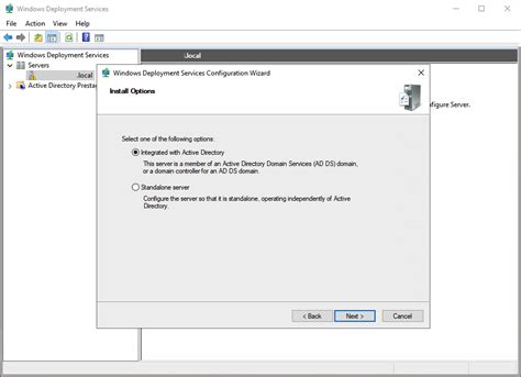 Configuring Windows Deployment Services Wds Server M ツ