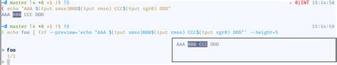 End Standout Escape Sequence Not Working In Preview Issue 1877