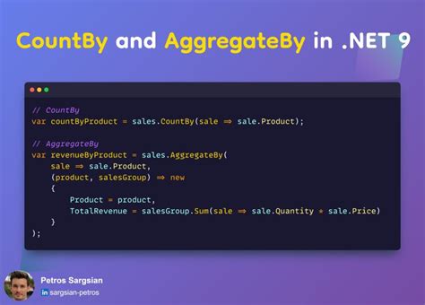 Petros Sargsian On Linkedin Dotnet Csharp Programming Net9 Codingtips