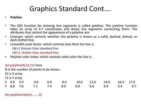 Graphics Software Standards Pptx Graphics Software Computer Software And Applications