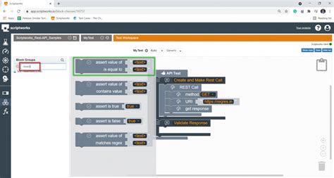 Rest Get Request 200 Scriptworks