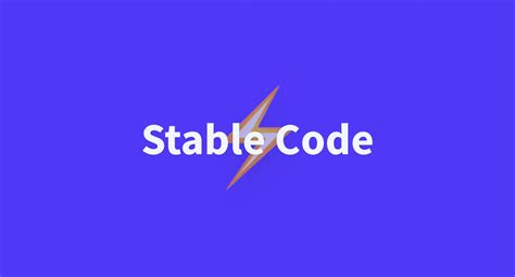 Stable Code A Hugging Face Space By Phycoma