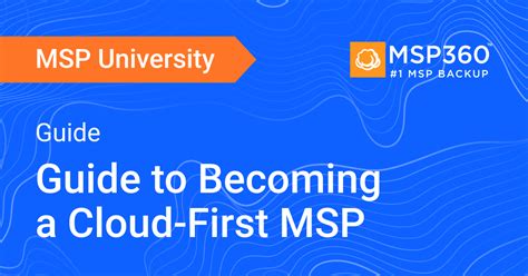 Guide To Becoming A Cloud First MSP