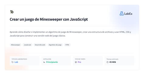 Crea Un Juego De Minesweeper Con Javascript Tutorial De Desarrollo Web Labex