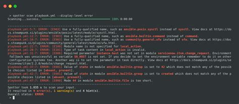 Flexible Ansible Playbook Scanning With Steampunk Spotter Xlab Steampunk Blog