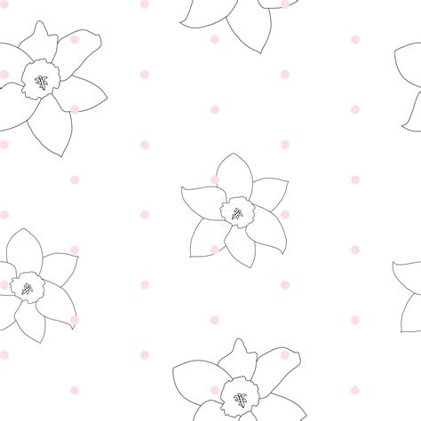 Abstract Spring Flower Seamless Pattern Background 2470818 Vector Art