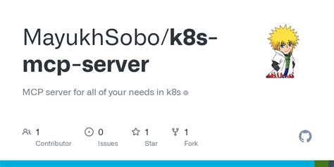 Github Mayukhsobok8s Mcp Server Mcp Server For All Of Your Needs In K8s ☸️