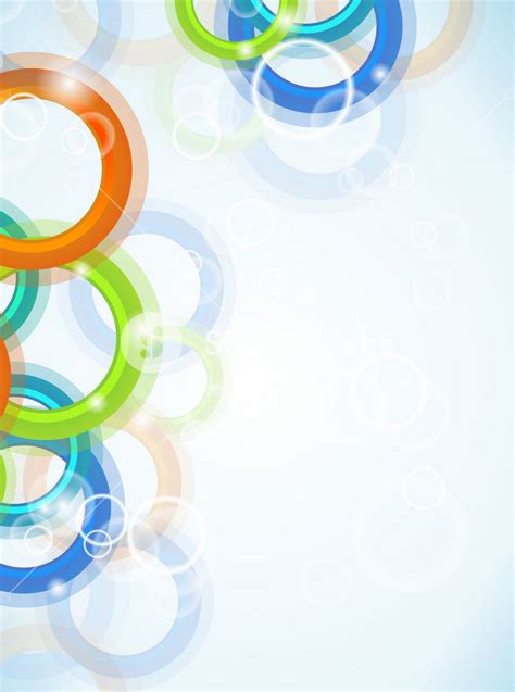 Vector Abstract Background With Colorful Circles Royalty Free Stock Image Storyblocks