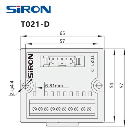 Siron T D Bit Conversion Two Way Connection Terminal Block Breakout Board With Indicator
