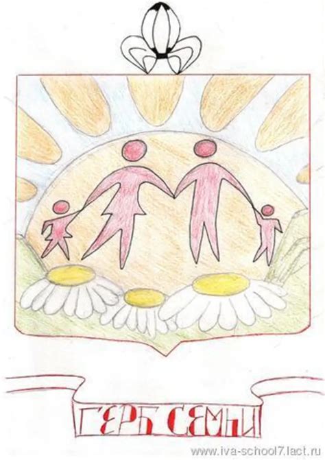 Семейный герб для школы 4 класс рисунки