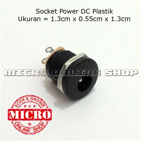 Jual Socket Power Dc 5 5 Mm In Female Soket Dc Bulat Connector Dc Bulat Micro Online Shop