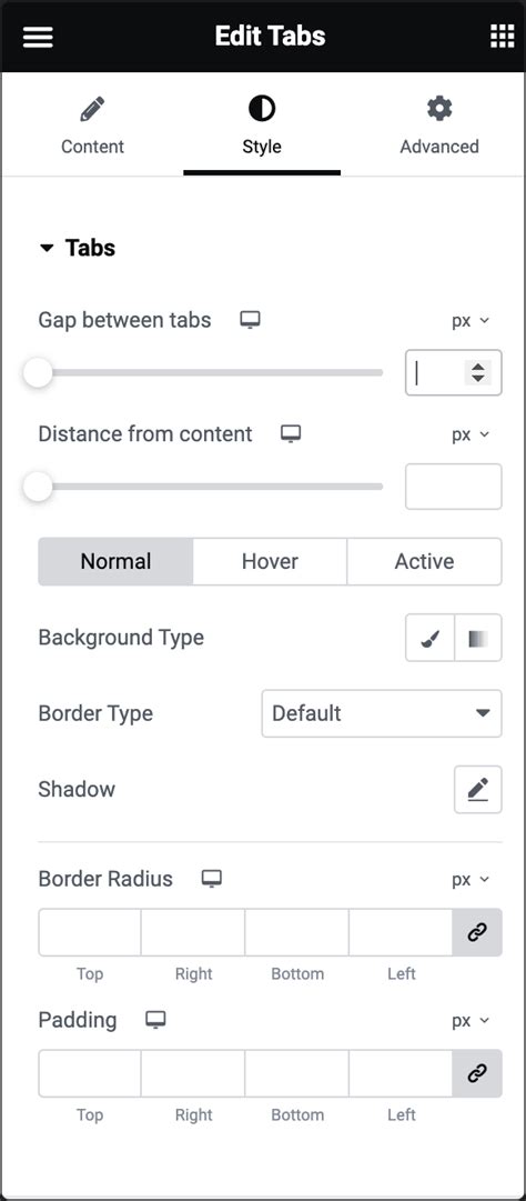 Tabs Widget With Nested Elements Elementor