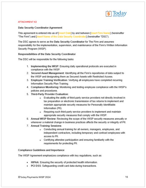 Secure Login Wisp Written Information Security Plan