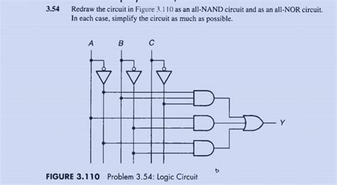 solved 3 54 ﻿redraw the circuit in figure 3 110 ﻿as an