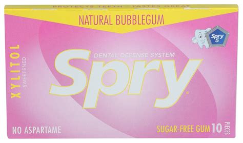 Spry Bubble Gum 10 Ct Grocery And Gourmet Food