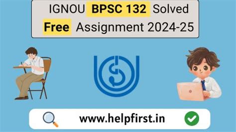 Download IGNOU BPSC 132 Solved Free Assignment 2024 25