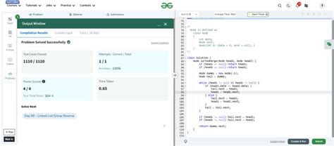 Geekstreak2024 Gfg160 Codingjourney Geeksforgeeks Day67