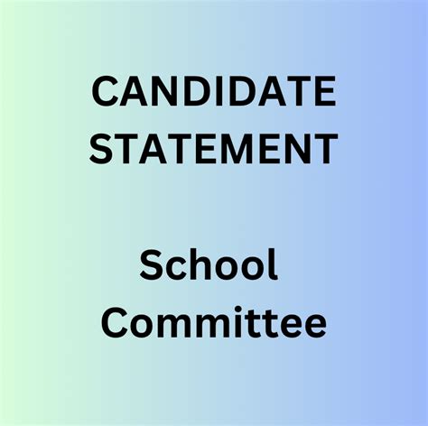 School Committee Candidate Candidate Statement From Tiao Xie Weston Owl