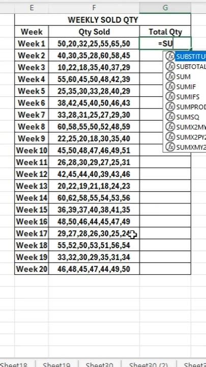 Sum Numbers In One Cell Using Textsplit Trick Excel Exceltutorial Excelshorts Youtube