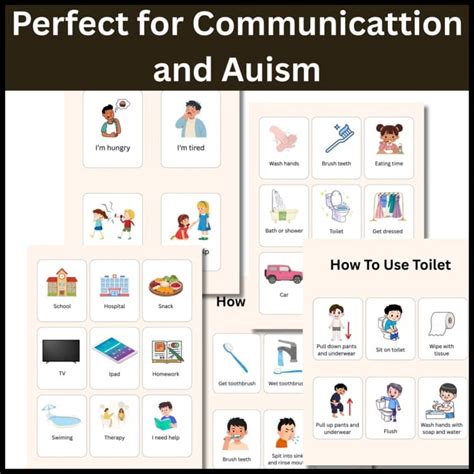 Visual First Then Communication Choice Cards Hygiene And Toilet