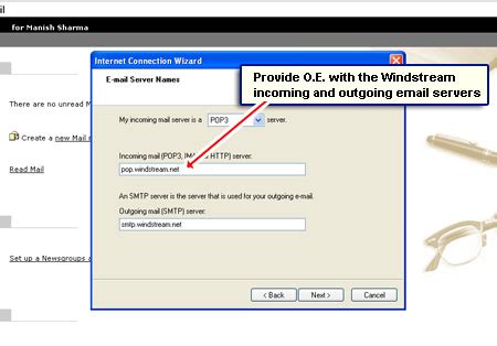 Set Up Windstream Email On Outlook Express