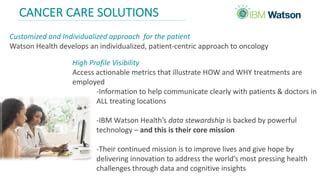 IBM Watson Health Oncology Case Study 2019 PDF