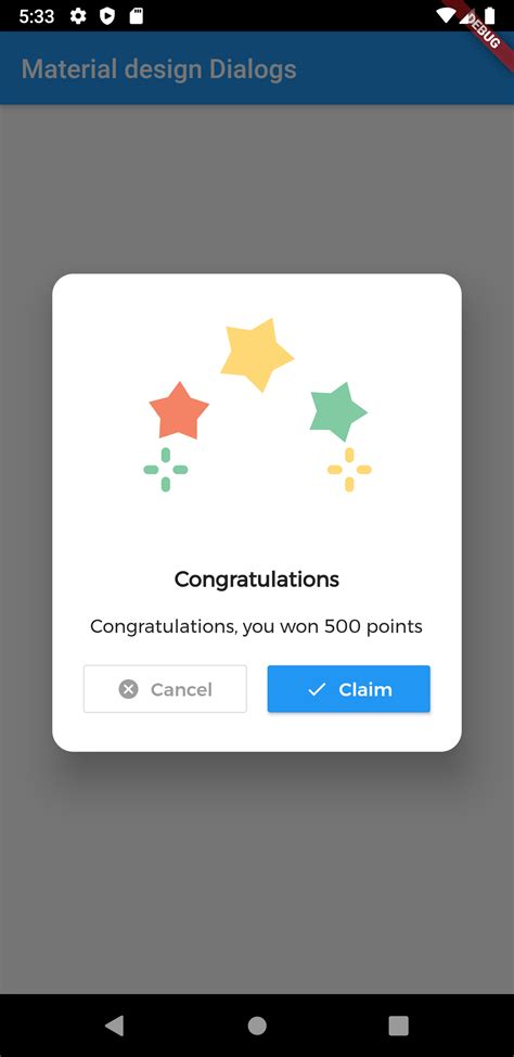 A Flutter Library To Help You Create Animated And Material Dialogs