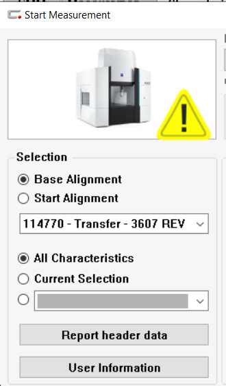 Set Default Alignment Run Menu General Zeiss Qualityforum