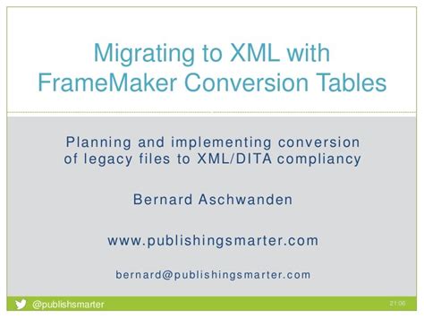Moving Unstructured Framemaker Content To Structure