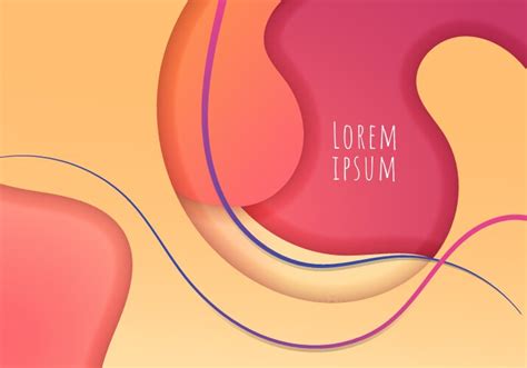 Abstract Brown And Green Gradient Wave Stripes Vector Image