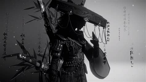 Japanese Samurai Black Smoke Live Wallpaper Moewalls