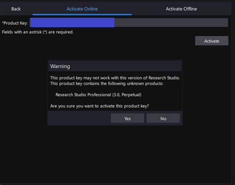 FLIR Research Studio Licenses Activation