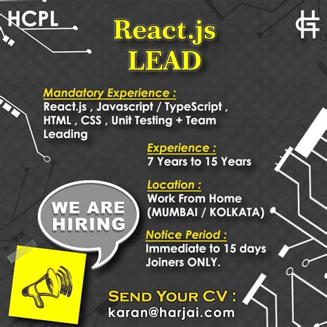 reactjslead teamlead technicallead reactjsdeveloper redux… karan