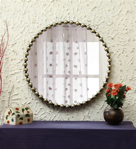 Outer Dots Antuque Wall Mirror Pc Home Decor